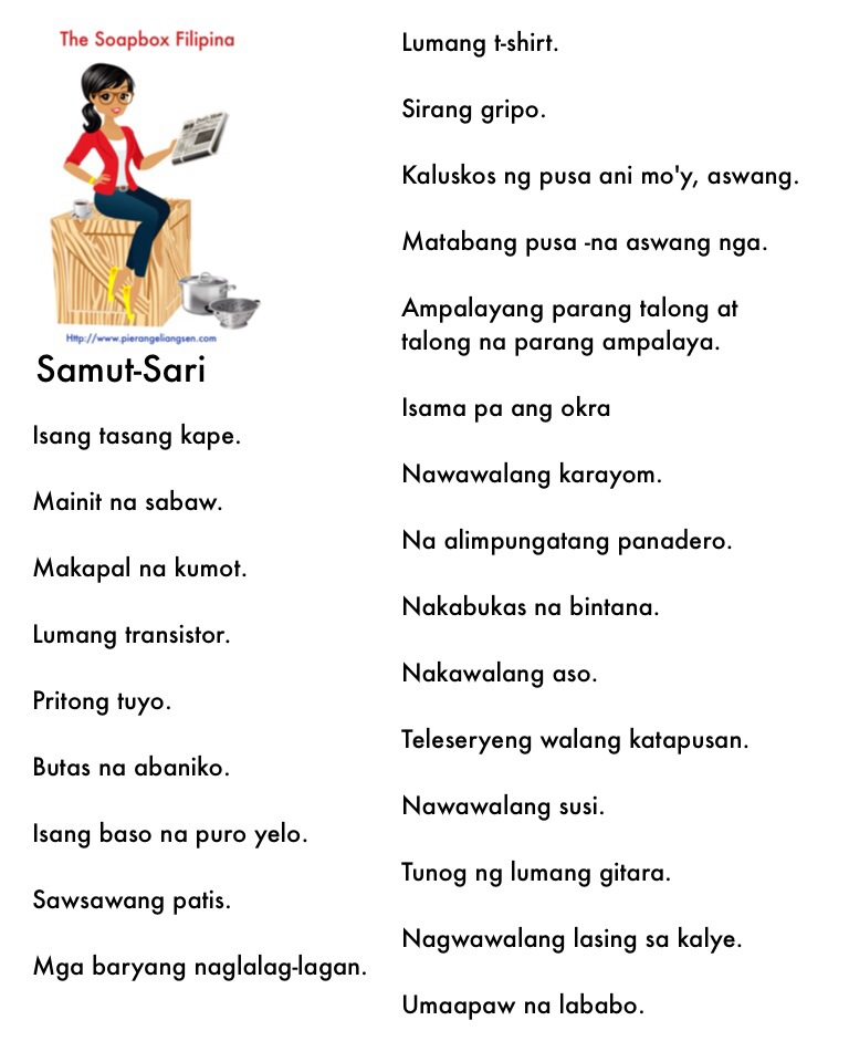Samut-Sari - The Soapbox Filipina